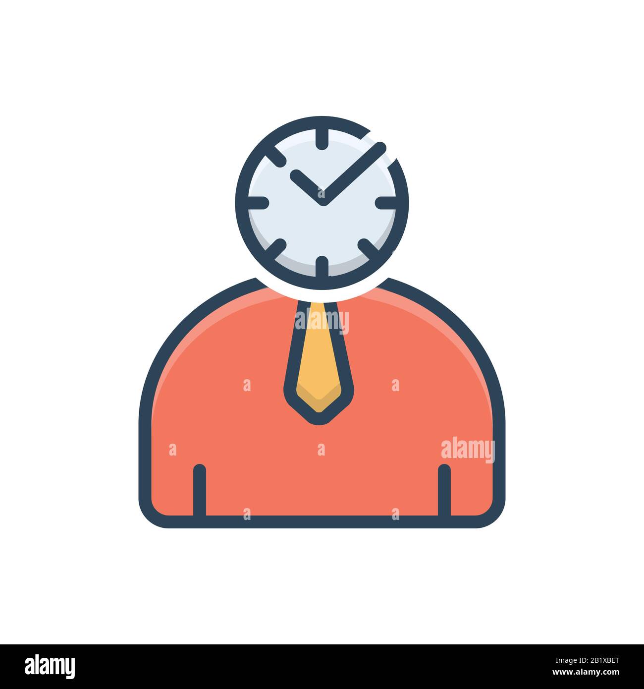 Illustration for Punctual Stock Vector Image & Art - Alamy