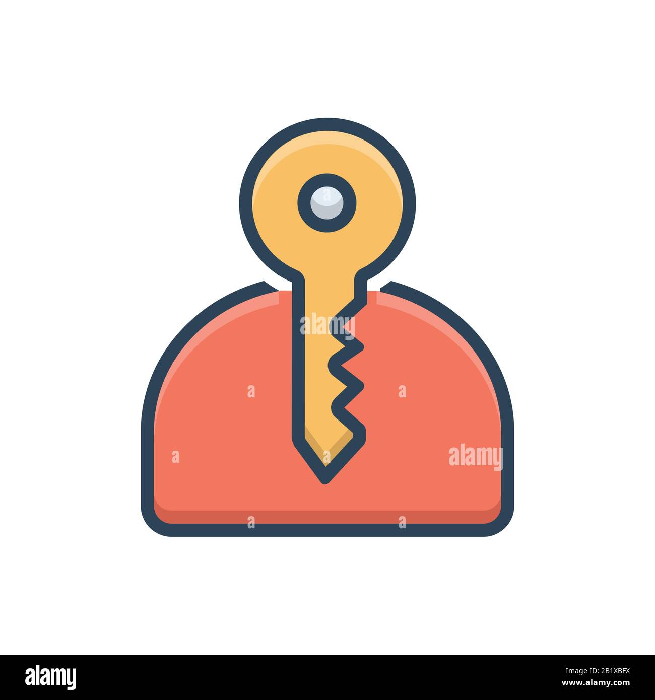 Illustration for Key person Stock Vector Image & Art - Alamy