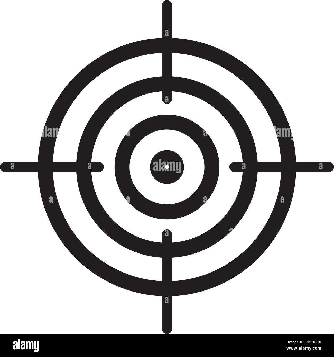 Target Goal icon template black color editable. Target Goal icon symbol ...