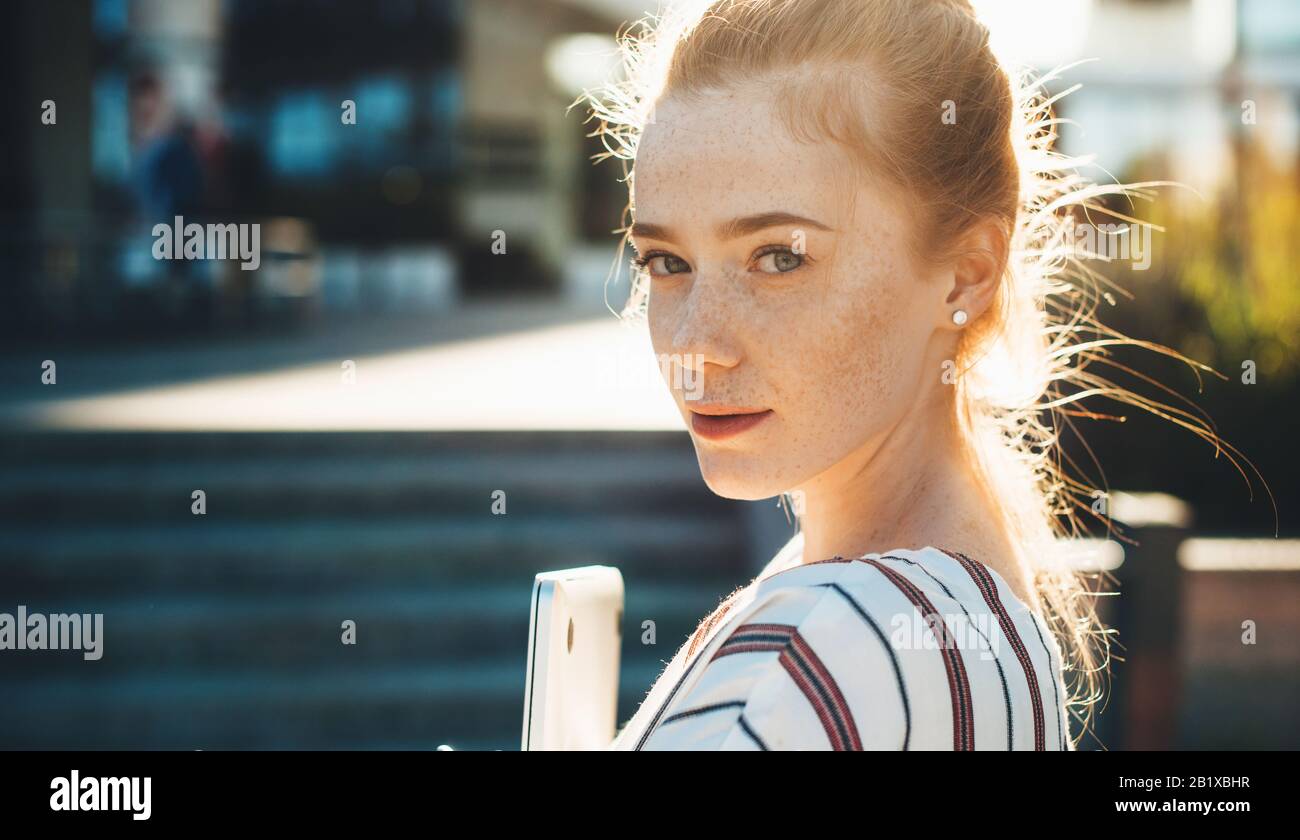 Freckles back hi-res stock photography and images - Alamy