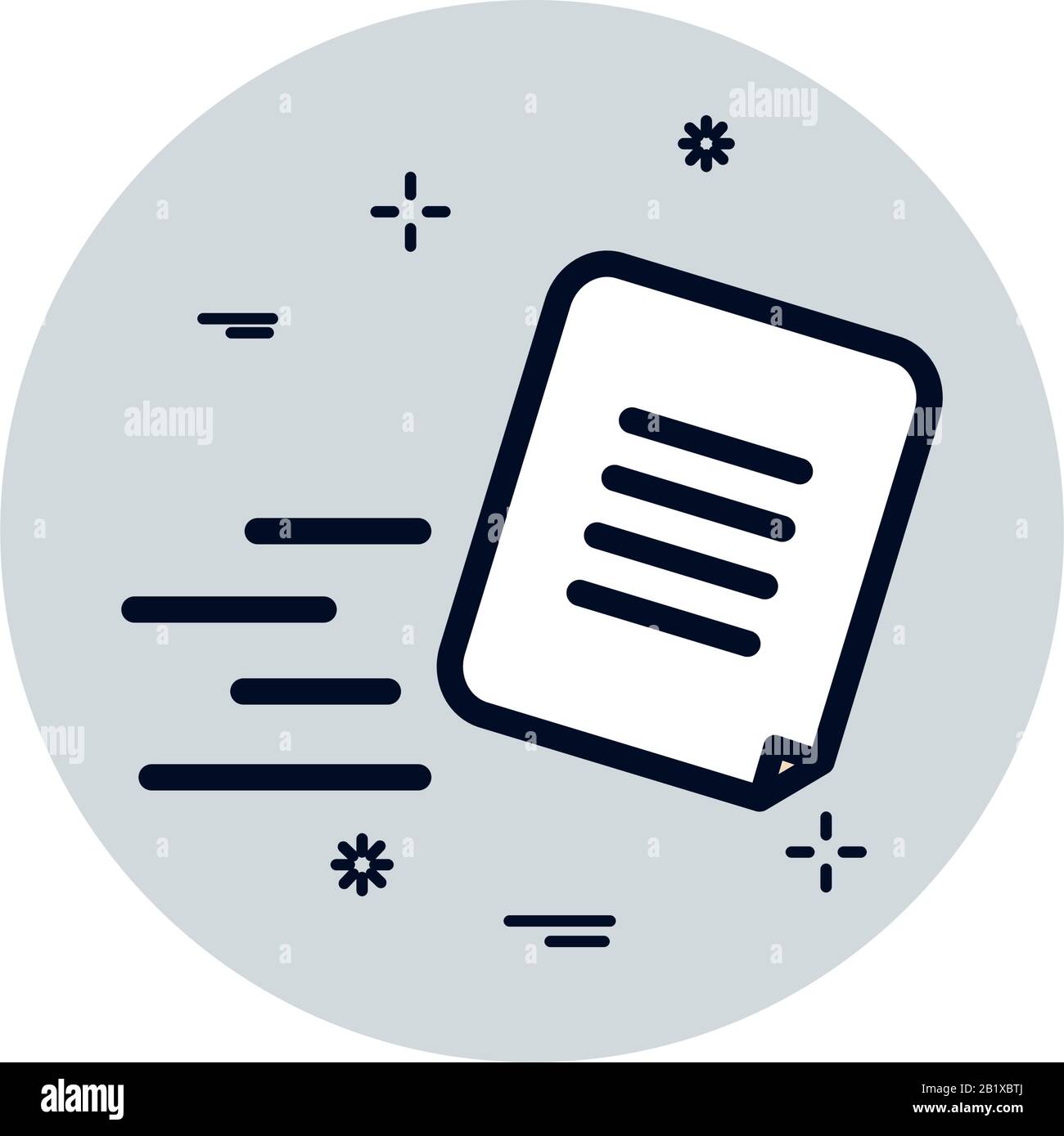 Document fill block style icon design, Data archive storage organize business office and ...