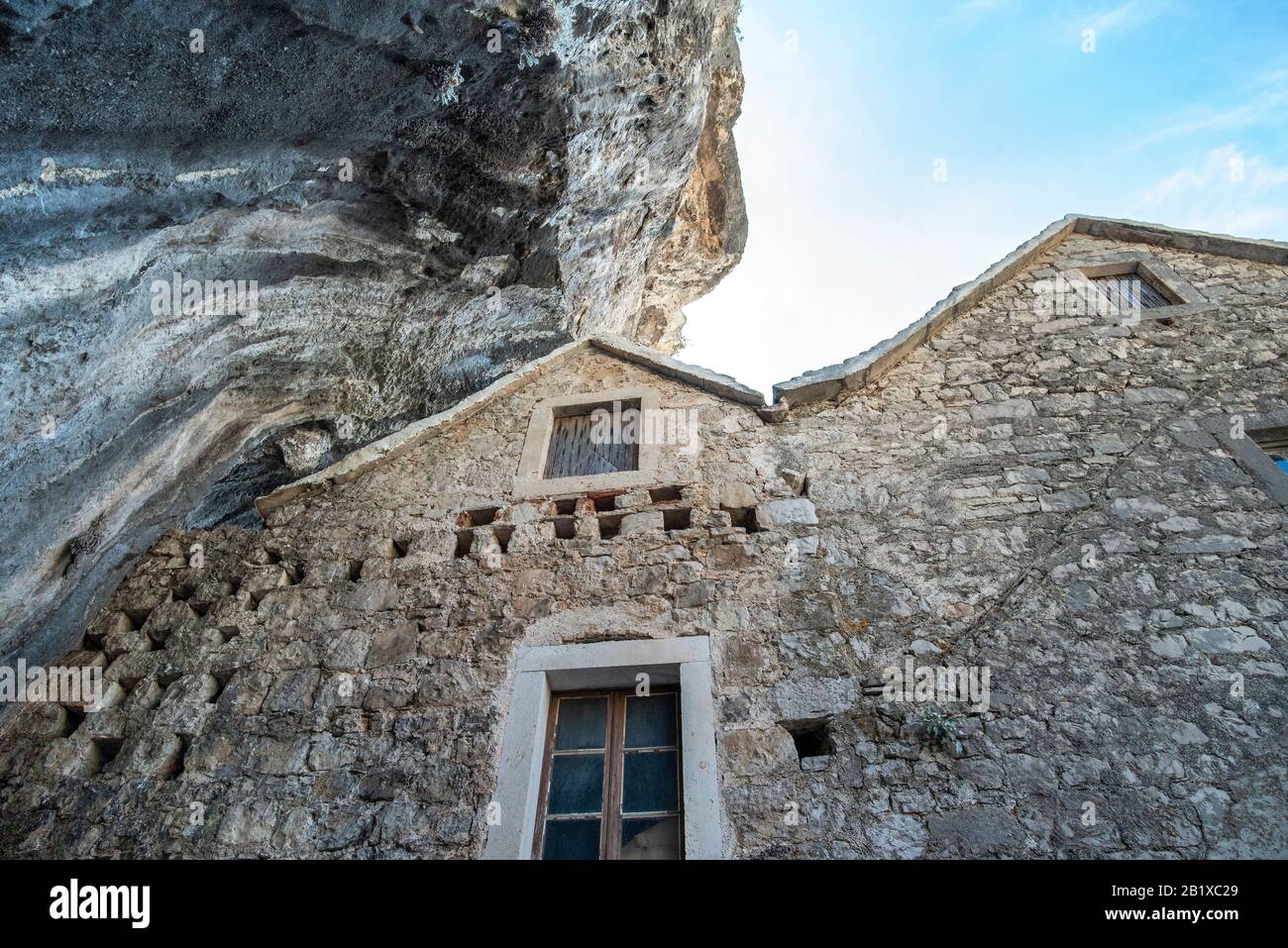 Monastery blaca hermitage religion faith island brac island croatia hi ...