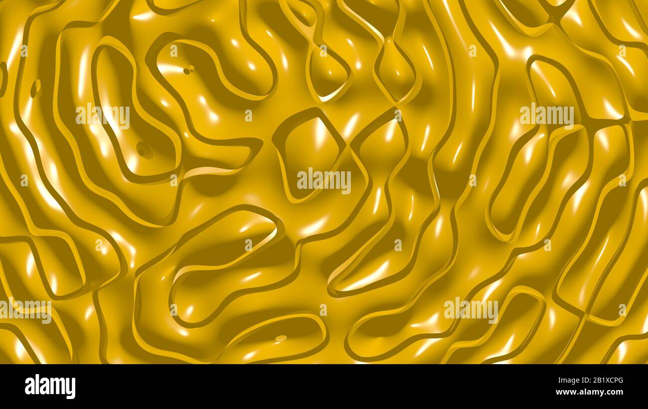 Plain 3D abstract background of monochromic AUREOLIN color with shadow and coloring suitable for ...