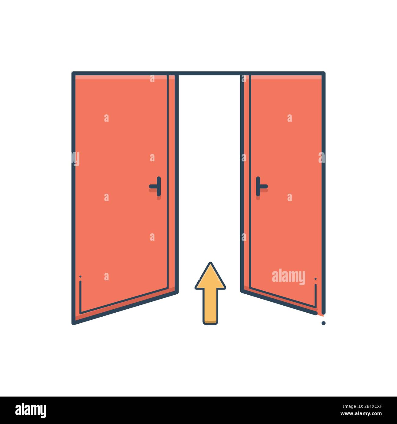 Illustration for Entrance Stock Vector Image & Art - Alamy