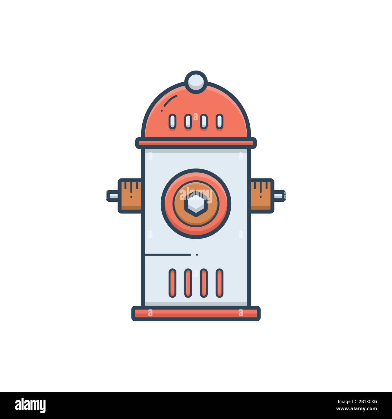 Fire hydrant logo icon Stock Vector Images - Alamy