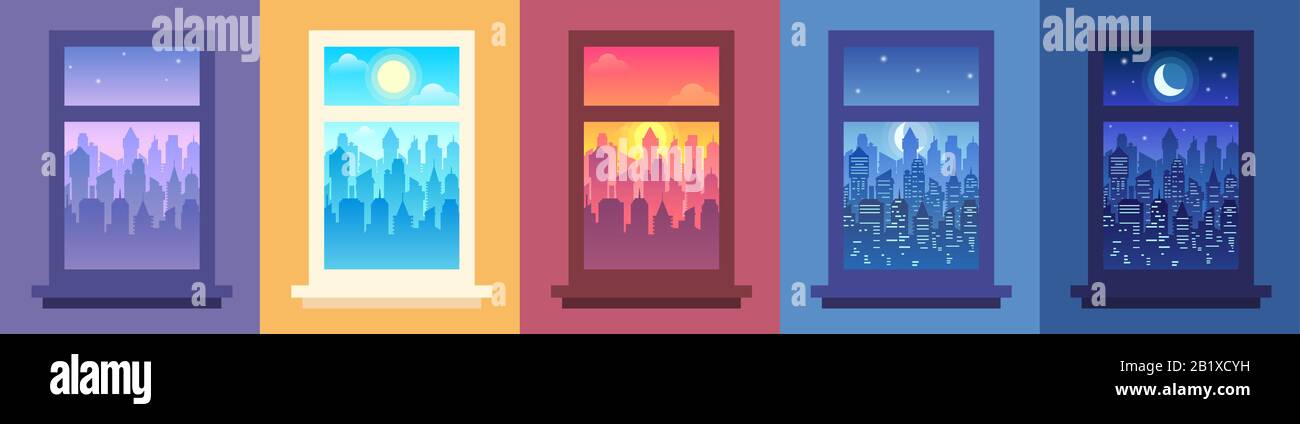 Daytime view Stock Vector Images - Alamy