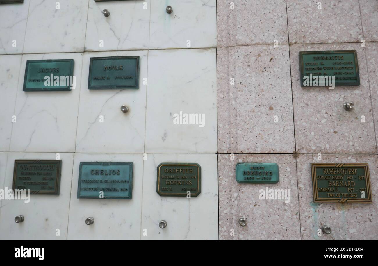 Los Angeles, California, USA 27th February 2020 A general view of ...