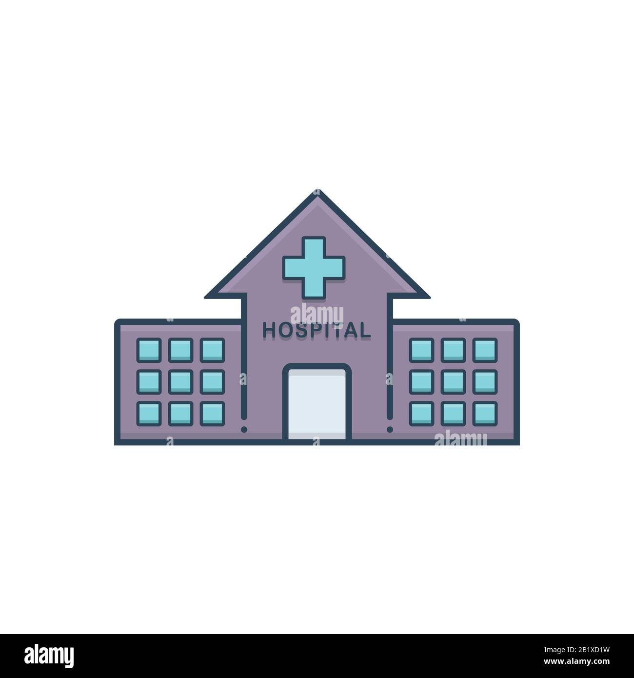 Illustration for Hospital Stock Vector Image & Art - Alamy
