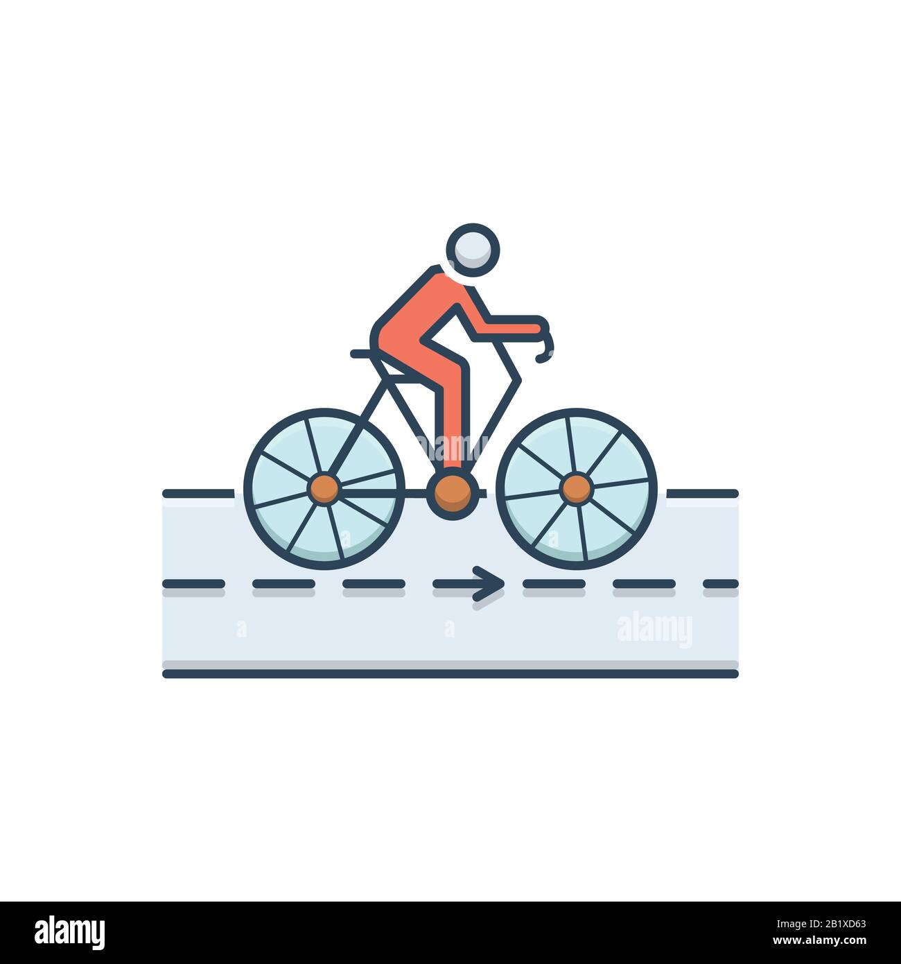 Bicycle riding symbol Stock Vector Images - Alamy