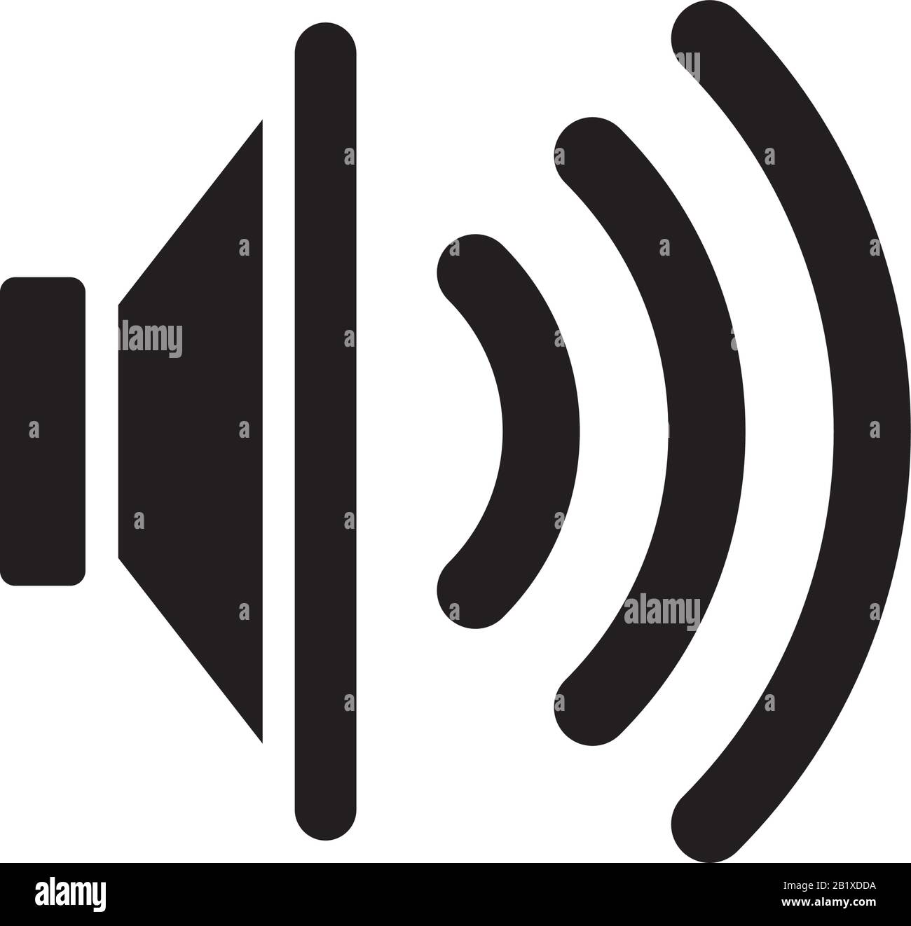 Stereo Speaker Icon template black color editable. Stereo Speaker Icon ...