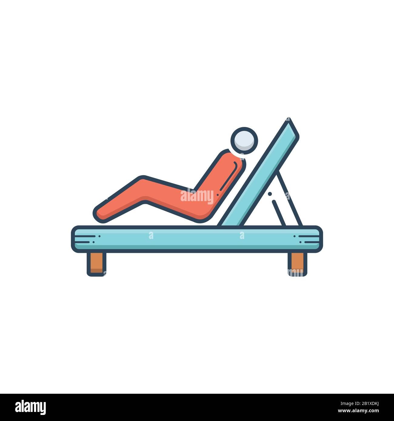 Back resting Stock Vector Images - Alamy