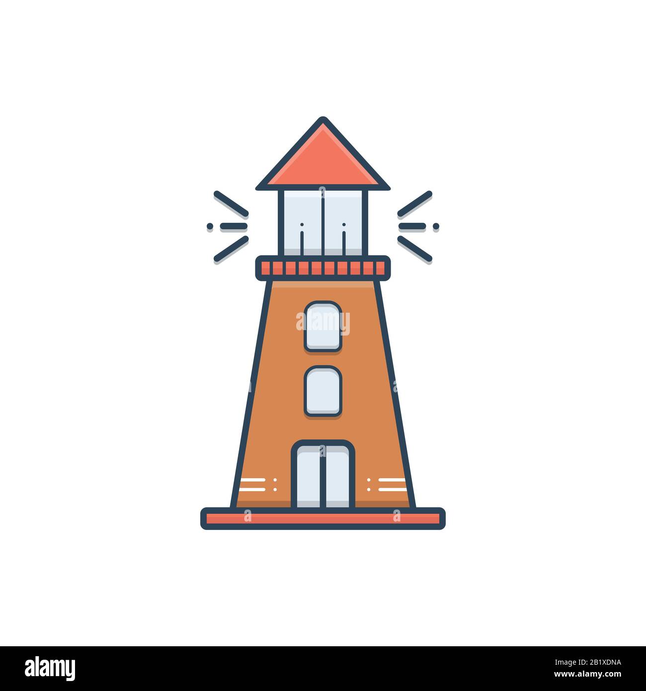 Lighthouse icon Cut Out Stock Images & Pictures - Alamy