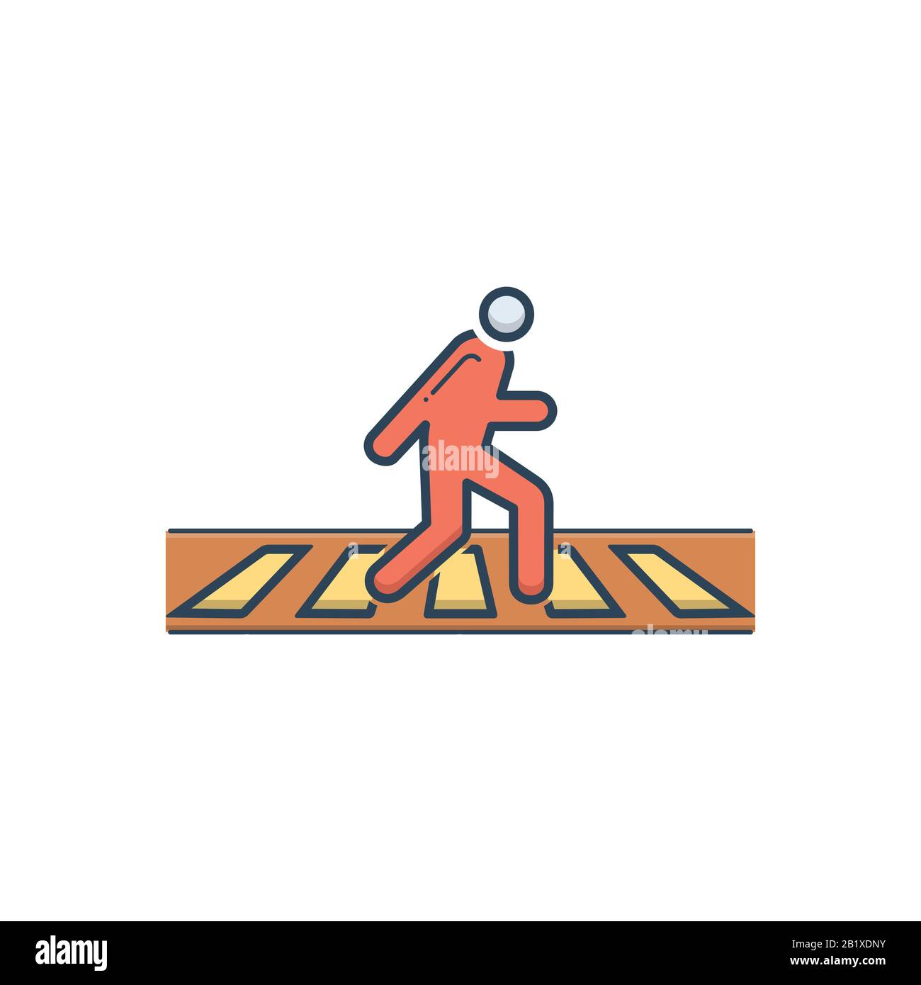 Zebra crossing icon Stock Vector Image & Art - Alamy