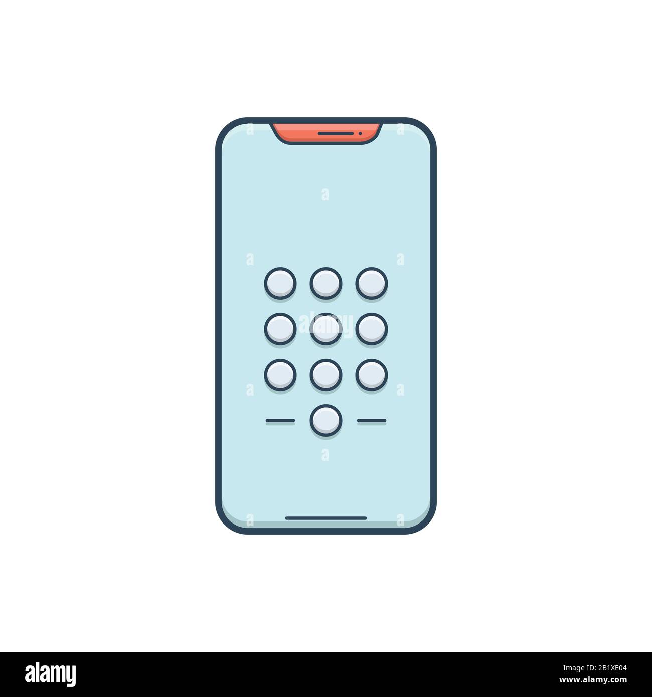 Iphone passcode Stock Vector Images - Alamy