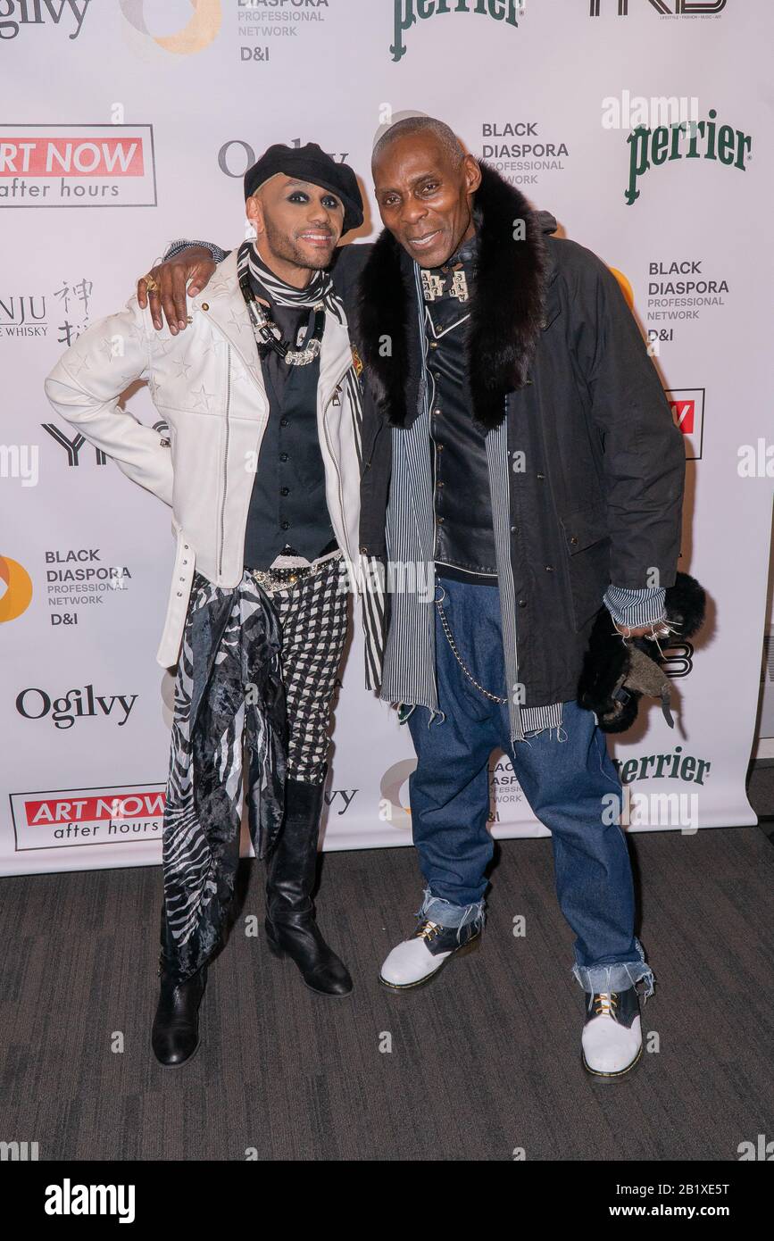 New York, USA. 27th Feb, 2020. Popstar Aaron Paul and Michael Anthony ...