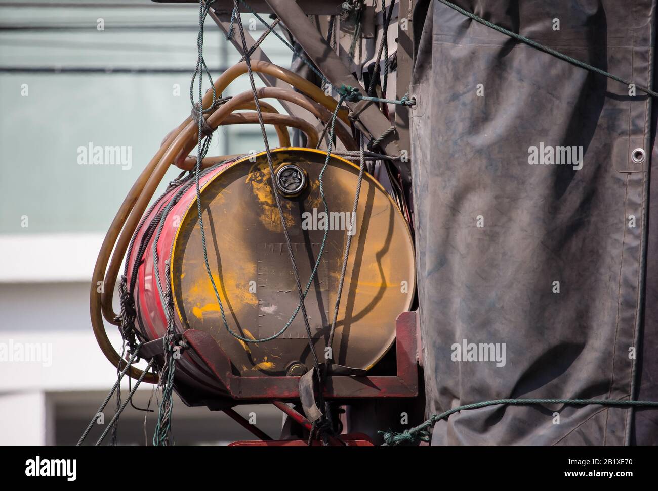 Old 200 liter oil tank hi-res stock photography and images - Alamy