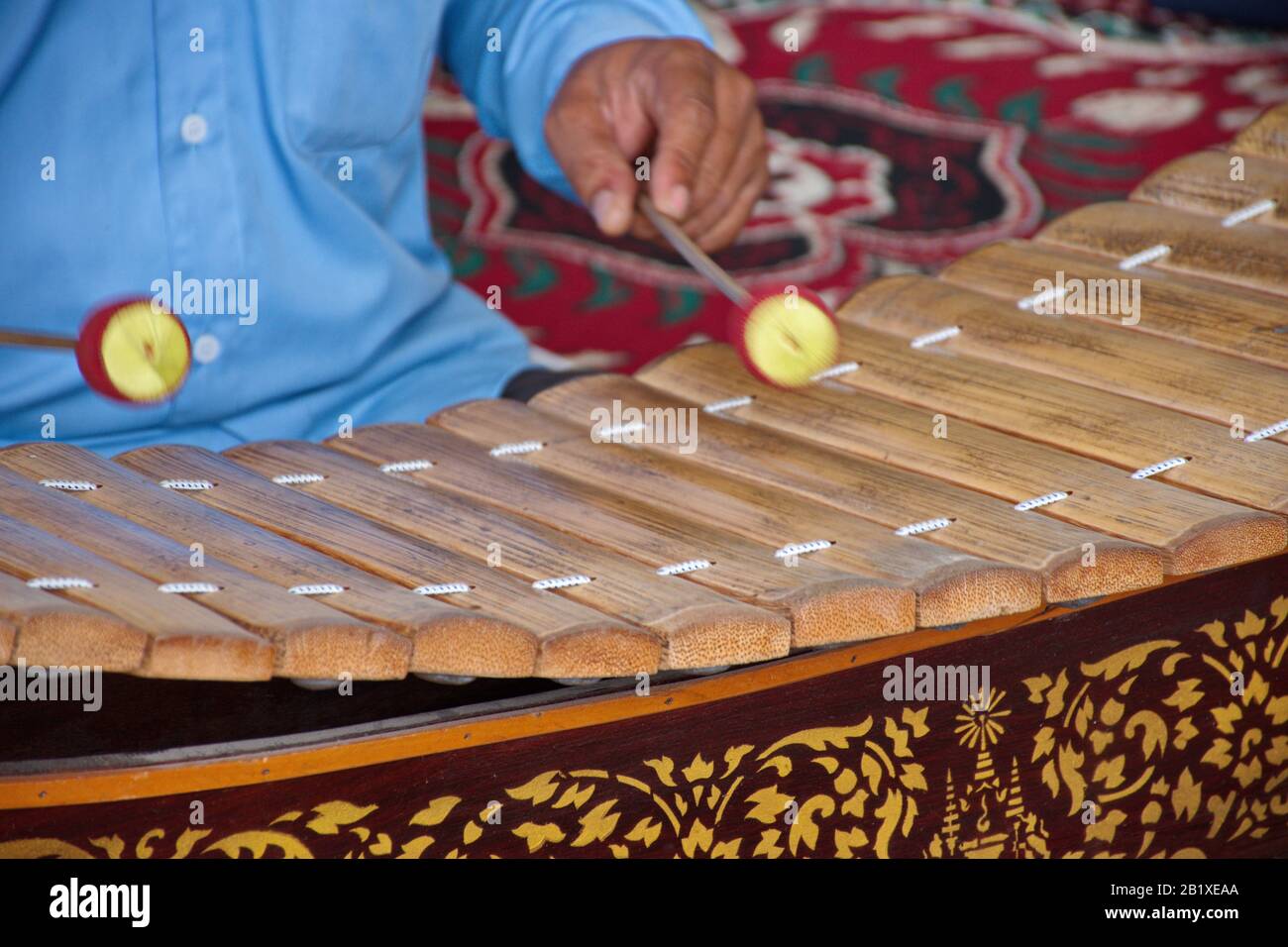 Cambodian musicians playing traditional instruments Stock Photo - Alamy