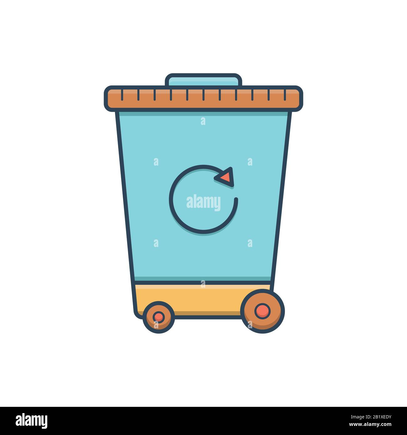 Recycle bin icon hi-res stock photography and images - Alamy