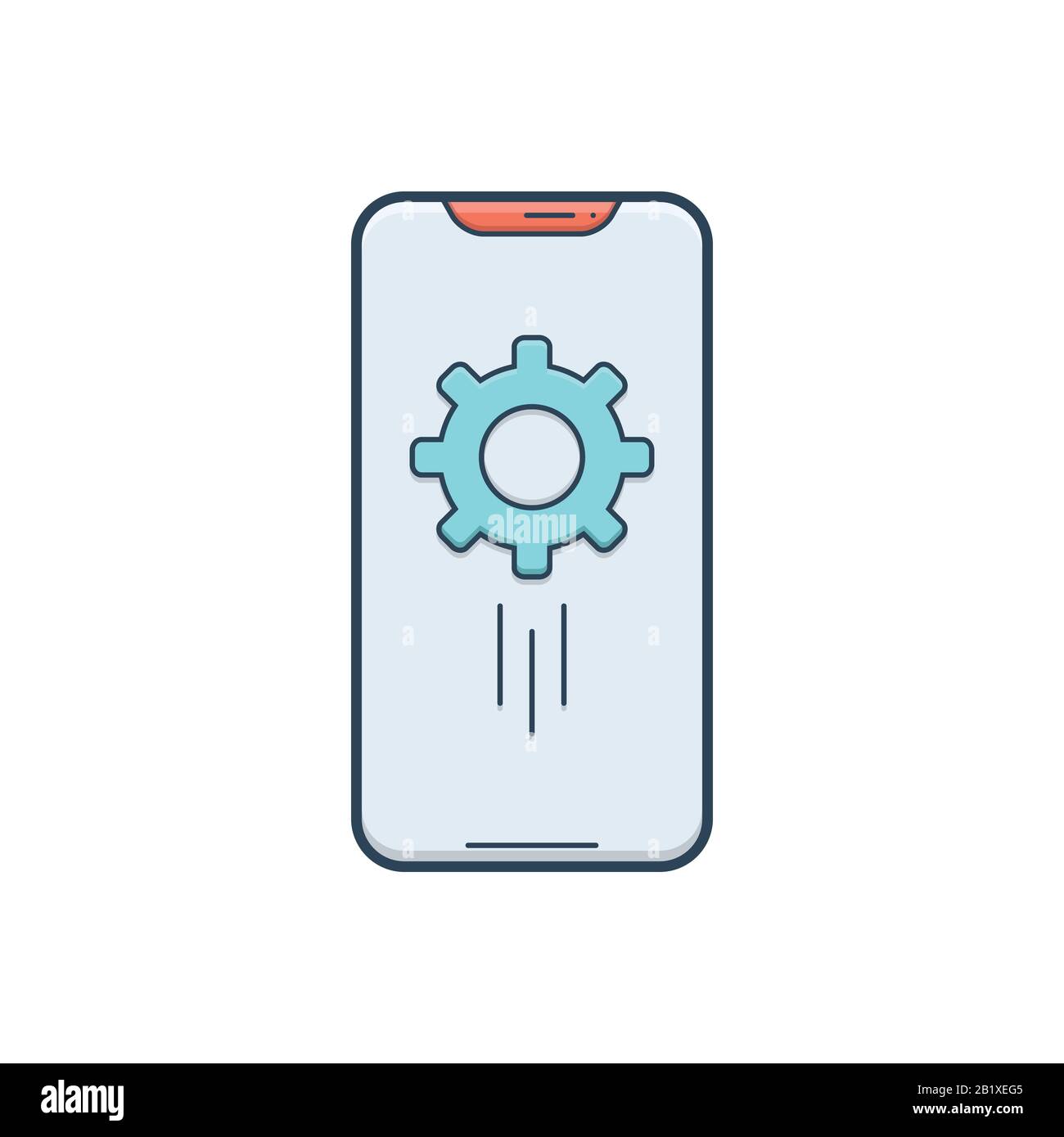 Settings app icon Stock Vector Image & Art - Alamy