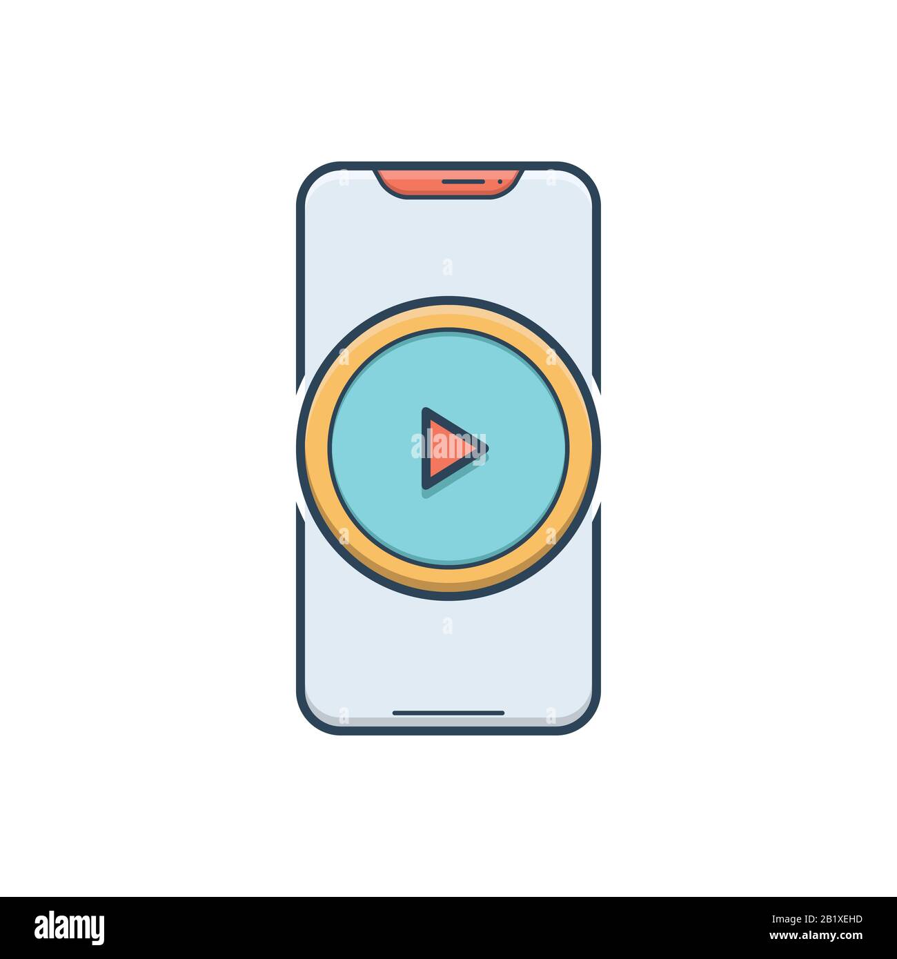 Video app icon Stock Vector Images - Alamy
