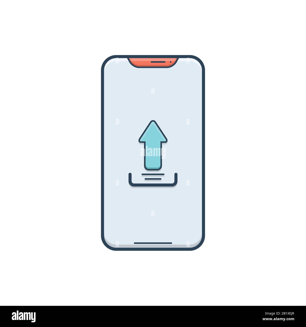 Upload app icon Stock Vector Image & Art - Alamy