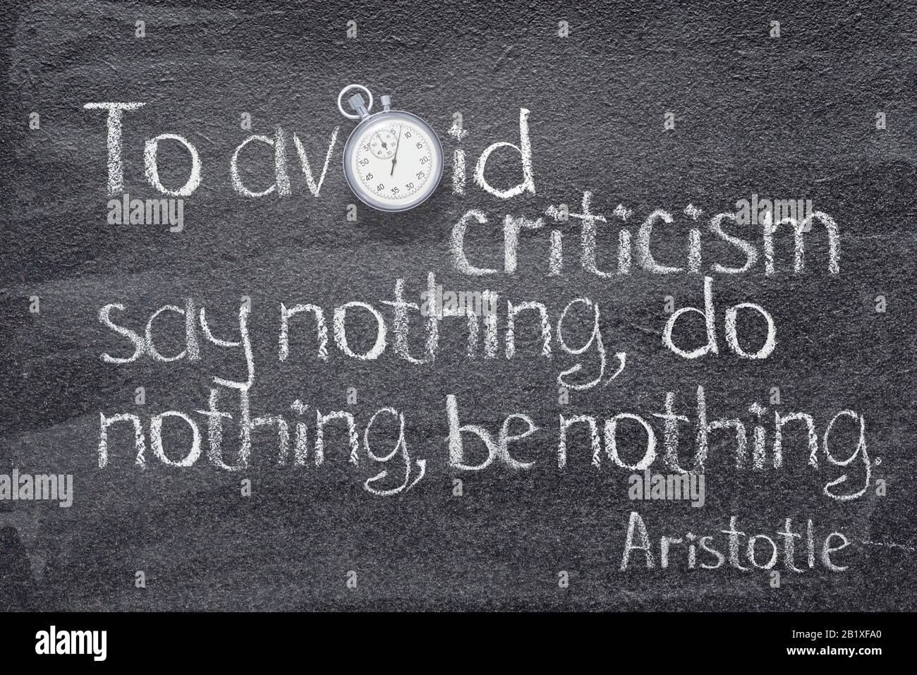 To avoid criticism say nothing, do nothing, be nothing - quote of ...