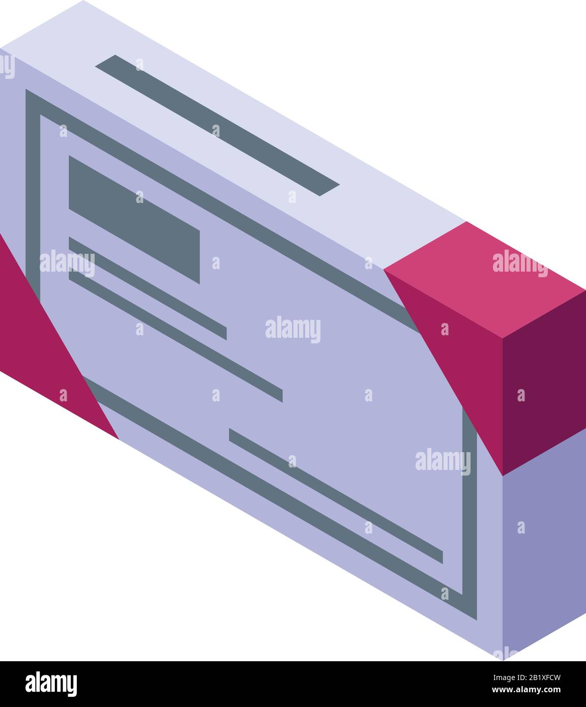 Blister package icon, isometric style Stock Vector Image & Art - Alamy