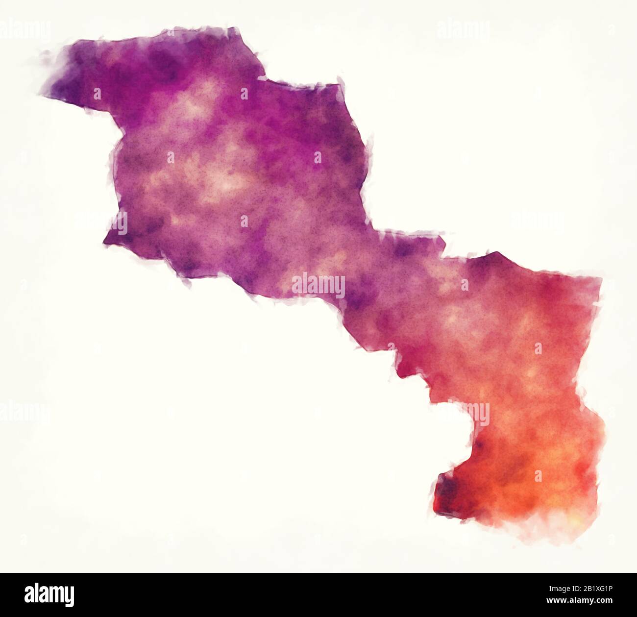 Aragua silhouette map hi-res stock photography and images - Alamy