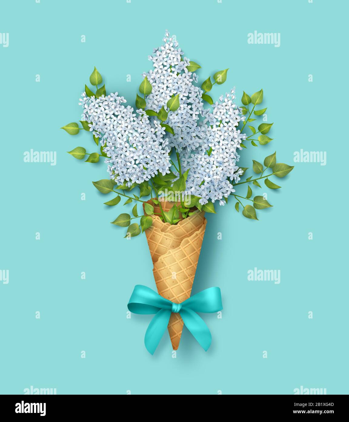 Spring Flowers Bouquet Stock Vector Image & Art - Alamy