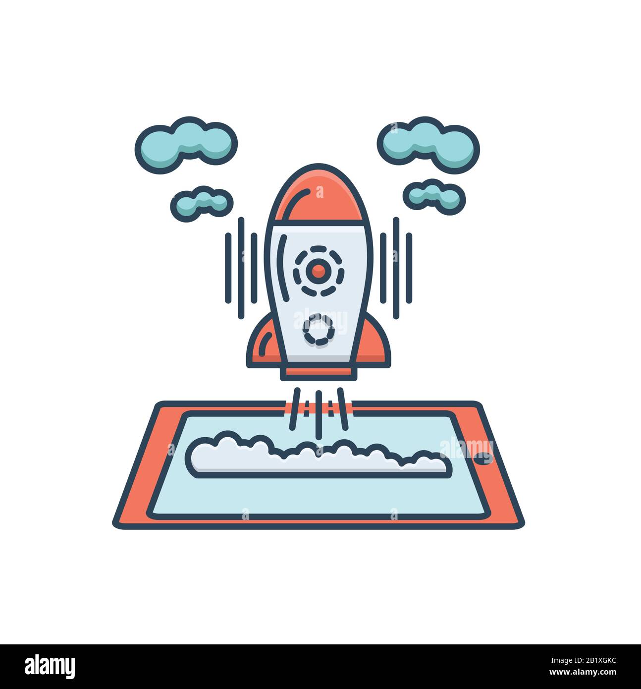 Spaceship icon Stock Vector Images - Alamy