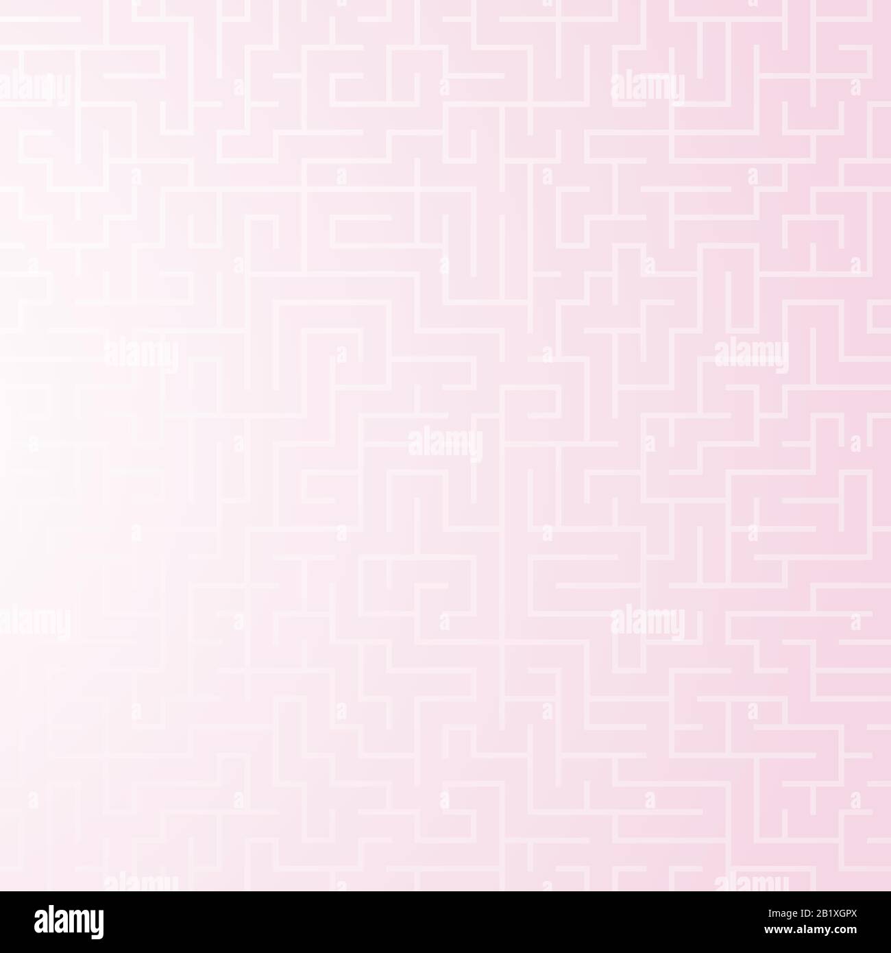 Square color maze pattern. Simple flat vector illustration. For the ...