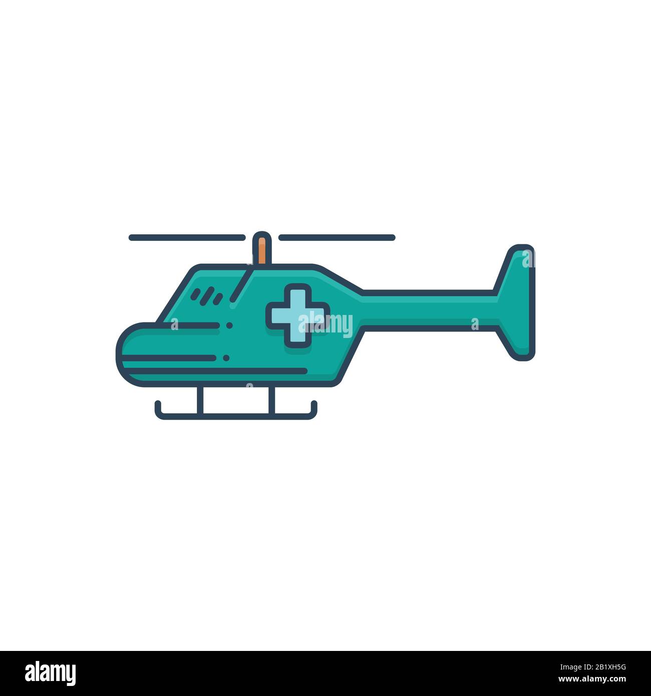Emergency air ambulance Cut Out Stock Images & Pictures - Alamy