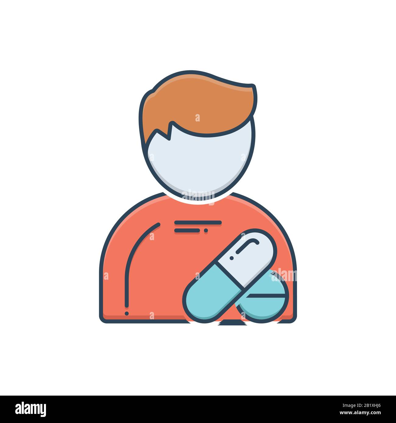 Boy patient icon Stock Vector Image & Art - Alamy