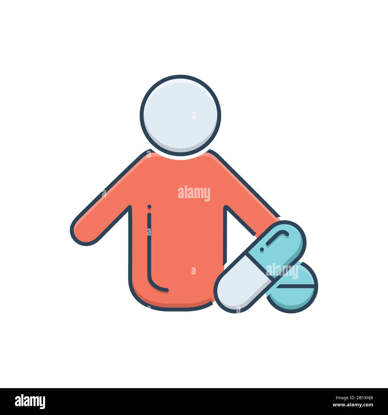 Patient icon Stock Vector Images - Alamy
