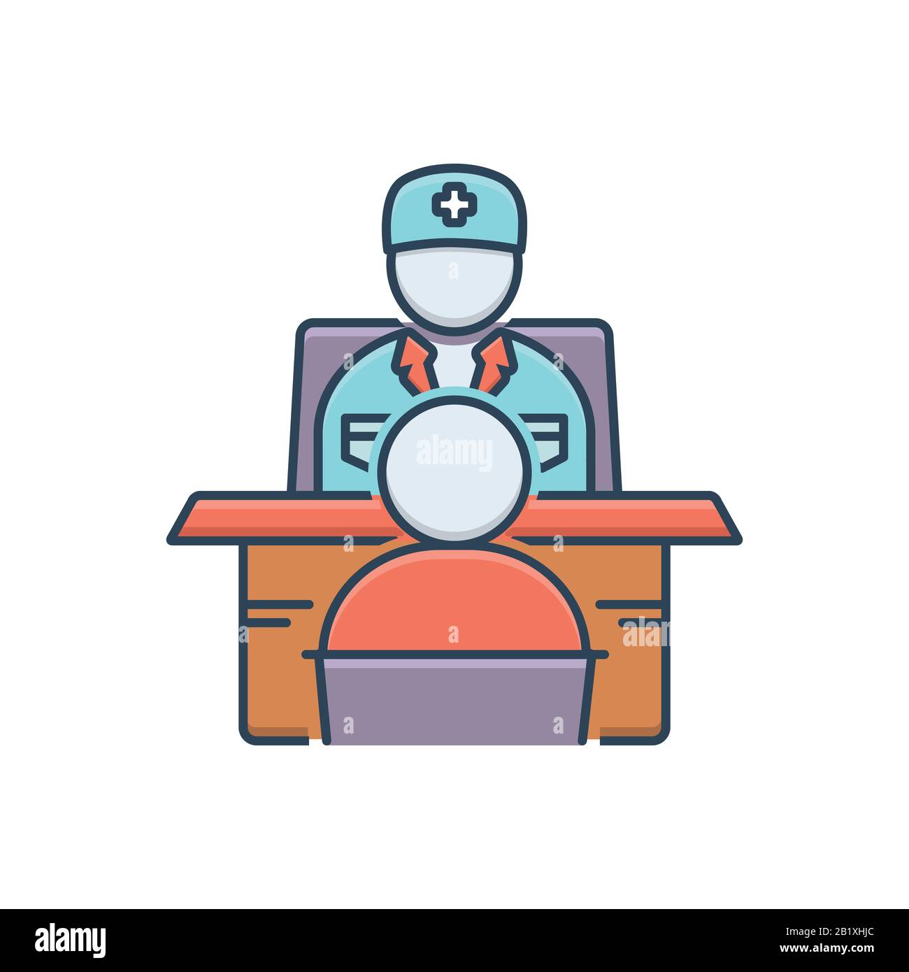 Ask a doctor icon Stock Vector Image & Art - Alamy