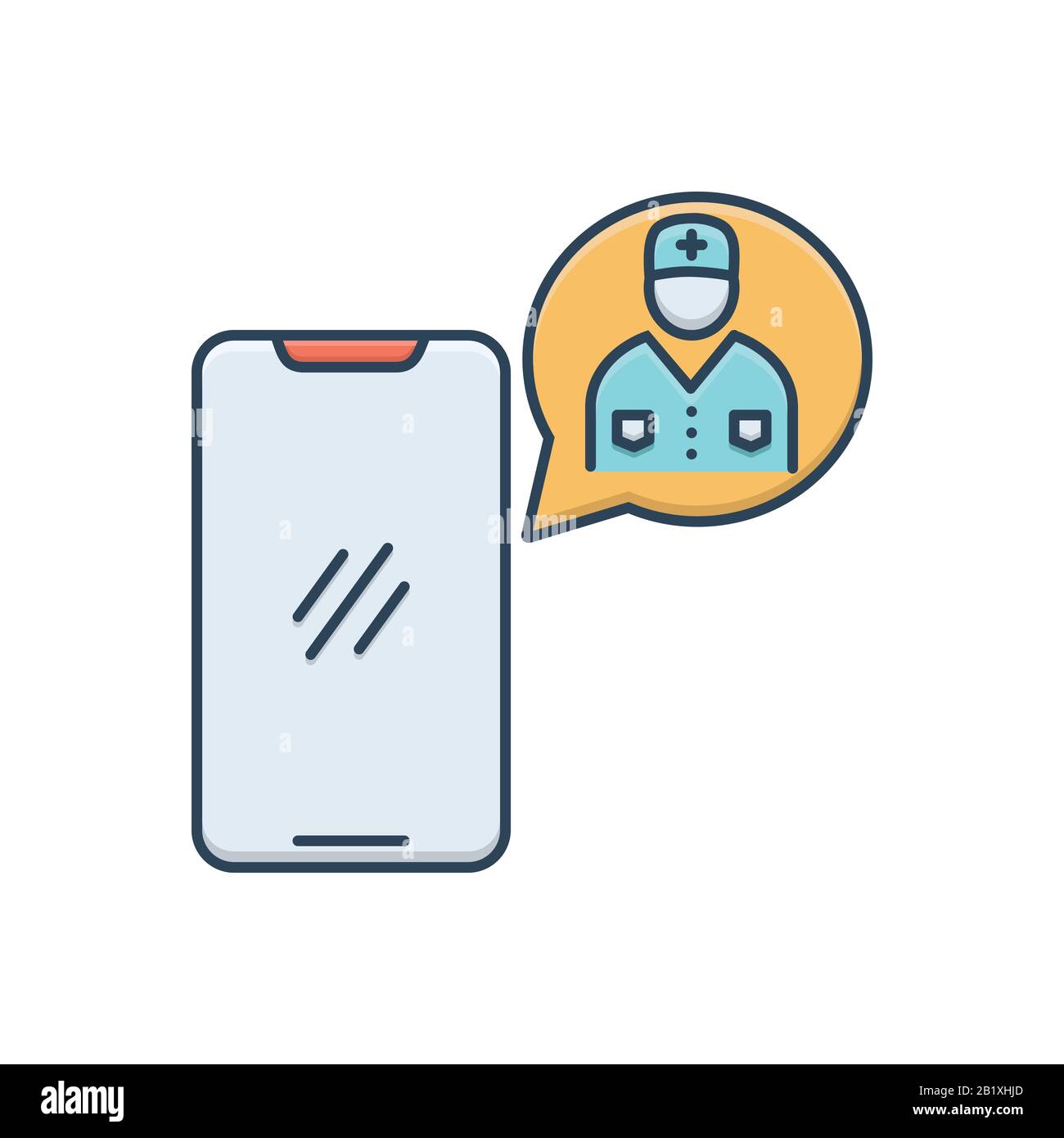 Ask a doctor icon Stock Vector Image & Art - Alamy