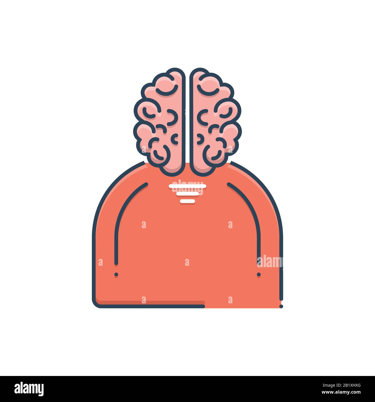 Human brain icon Stock Vector Image & Art - Alamy
