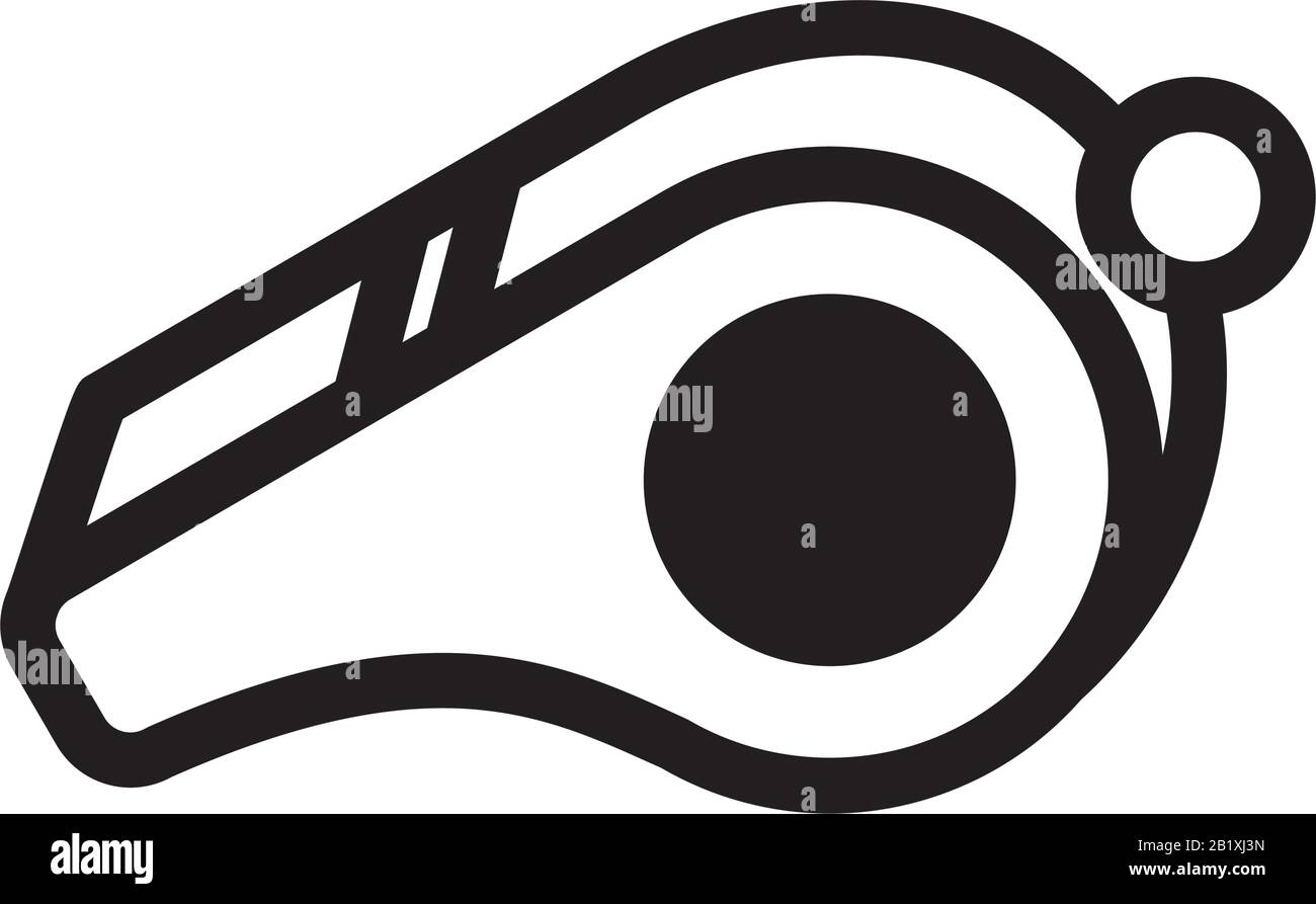 Whistle icon template black color editable. Whistle icon symbol Flat ...