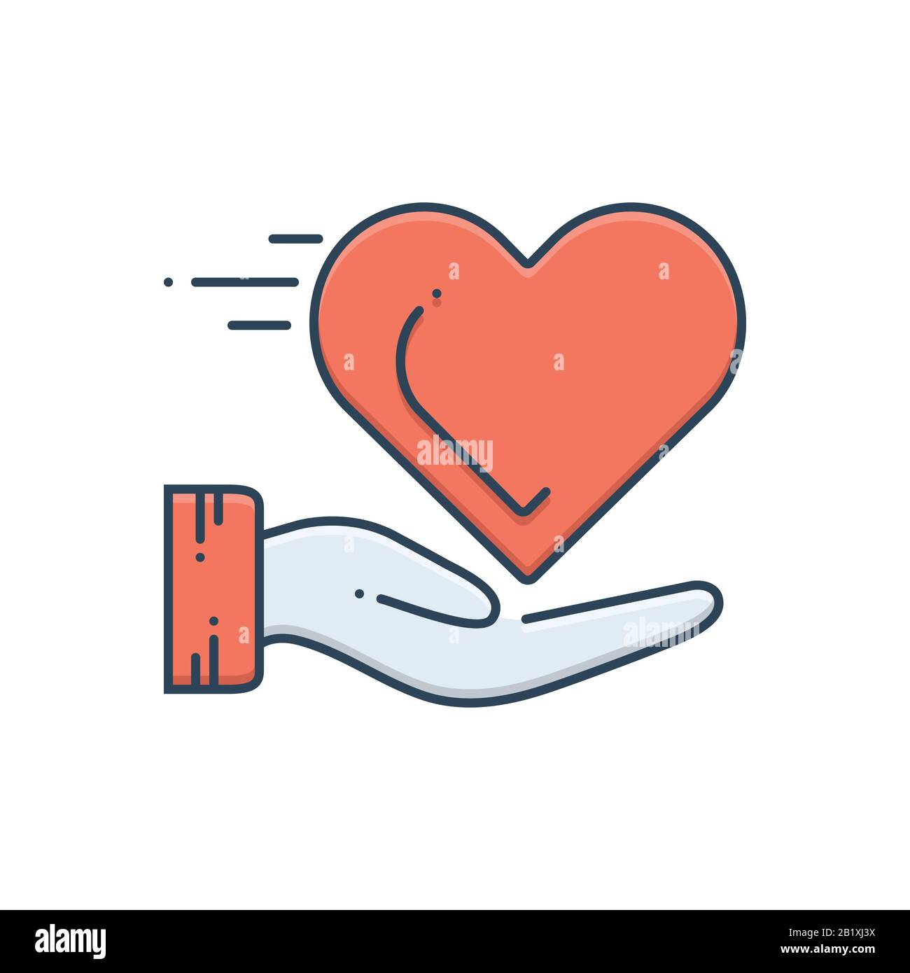Heart care icon Stock Vector Image & Art - Alamy