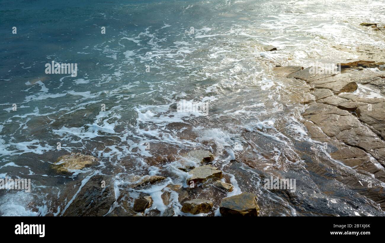 Green sea and waves hi-res stock photography and images - Alamy