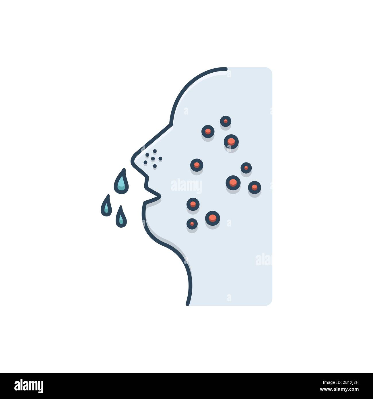 Sneeze icon Stock Vector Images - Alamy