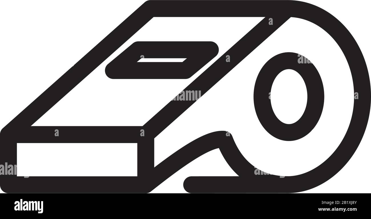 Whistle icon template black color editable. Whistle icon symbol Flat ...