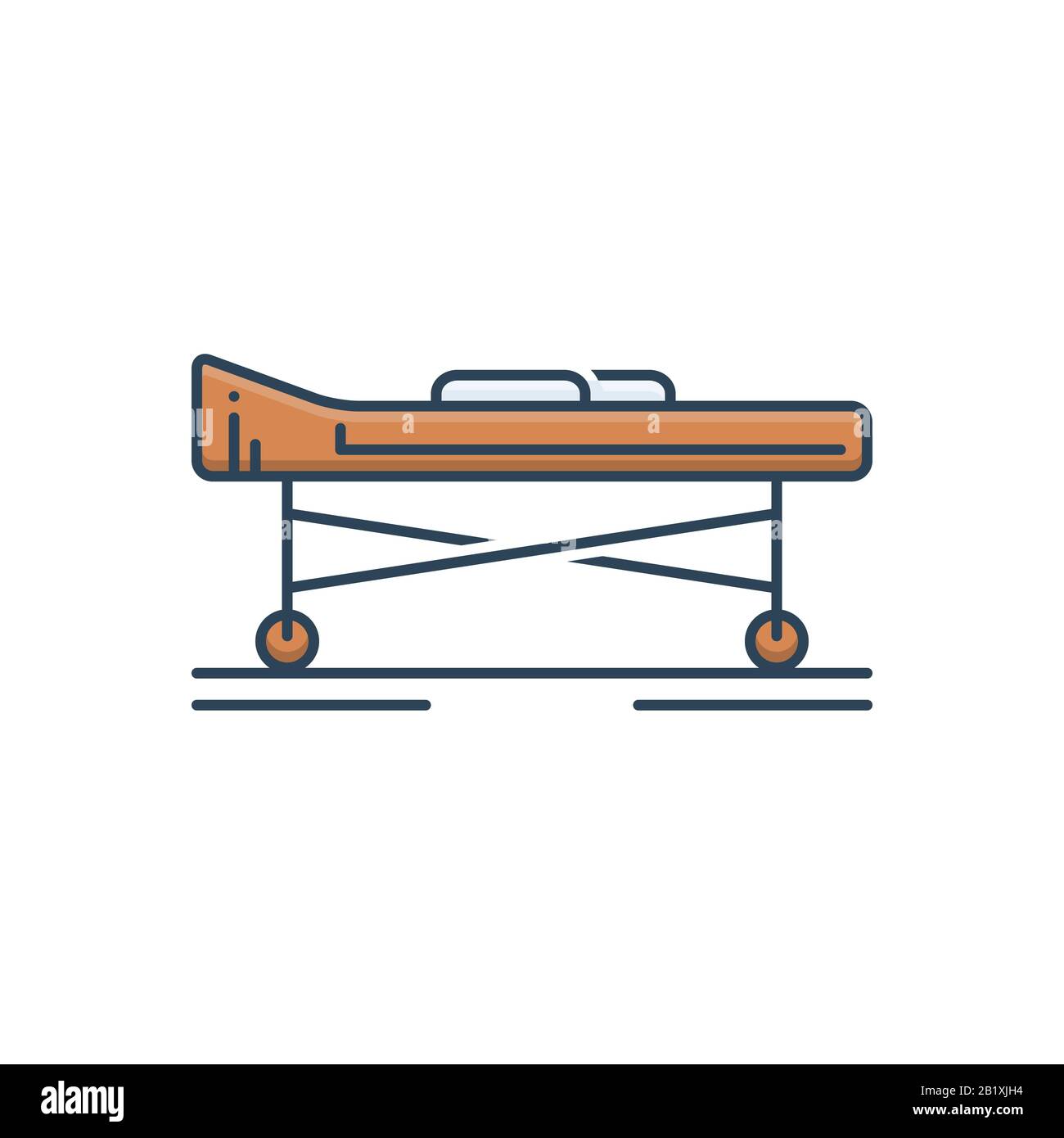 Illustration stretcher icon Cut Out Stock Images & Pictures - Alamy