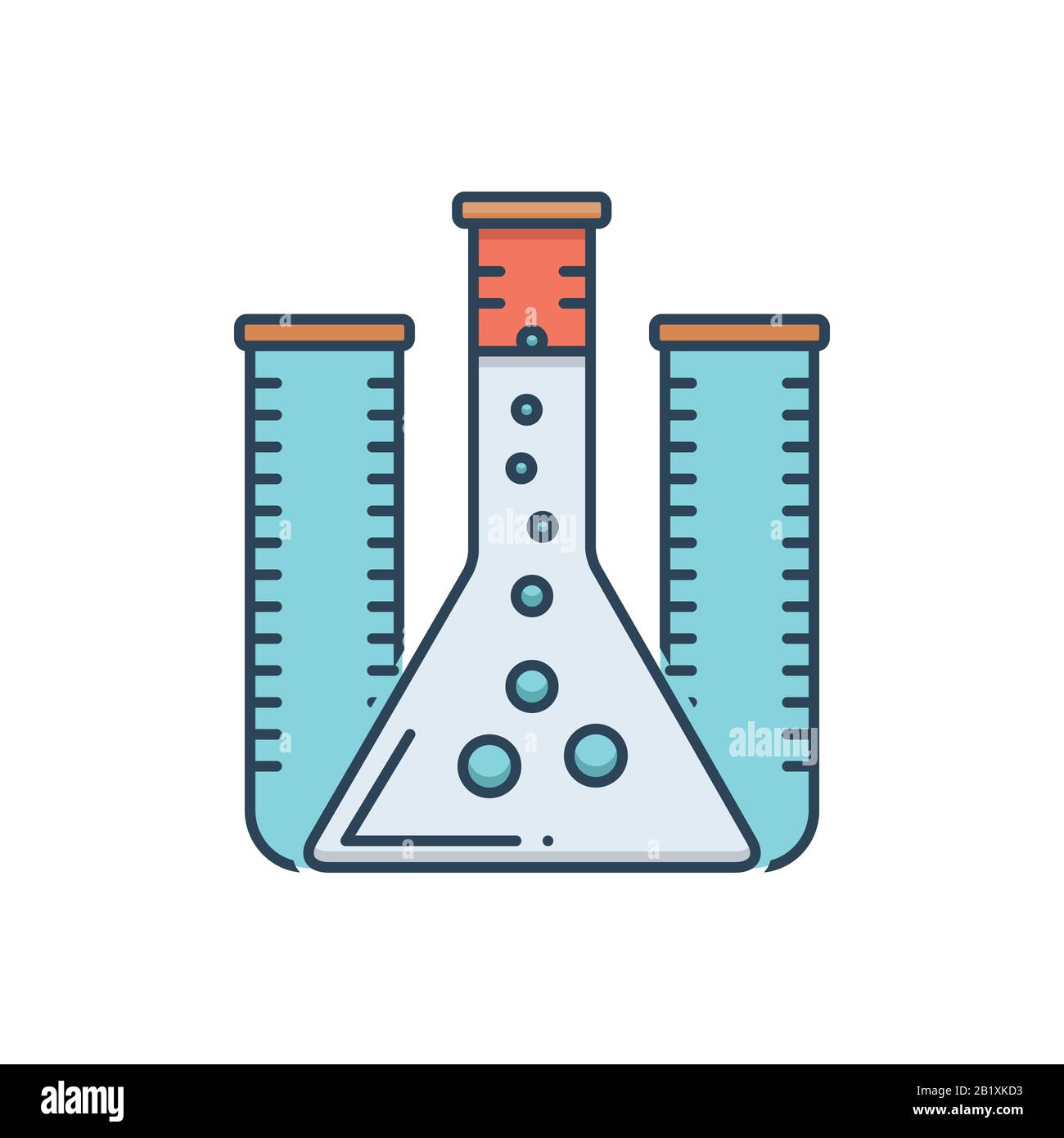 Test tube icon Stock Vector Image & Art - Alamy