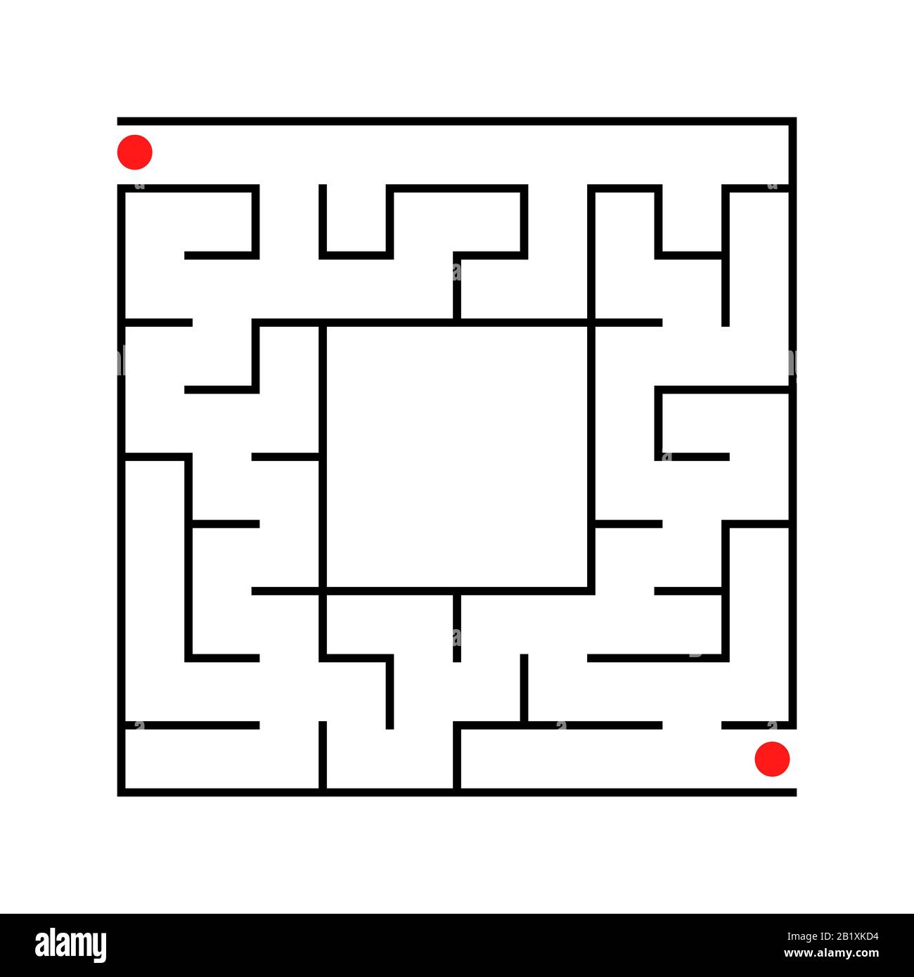 Simple Square Maze