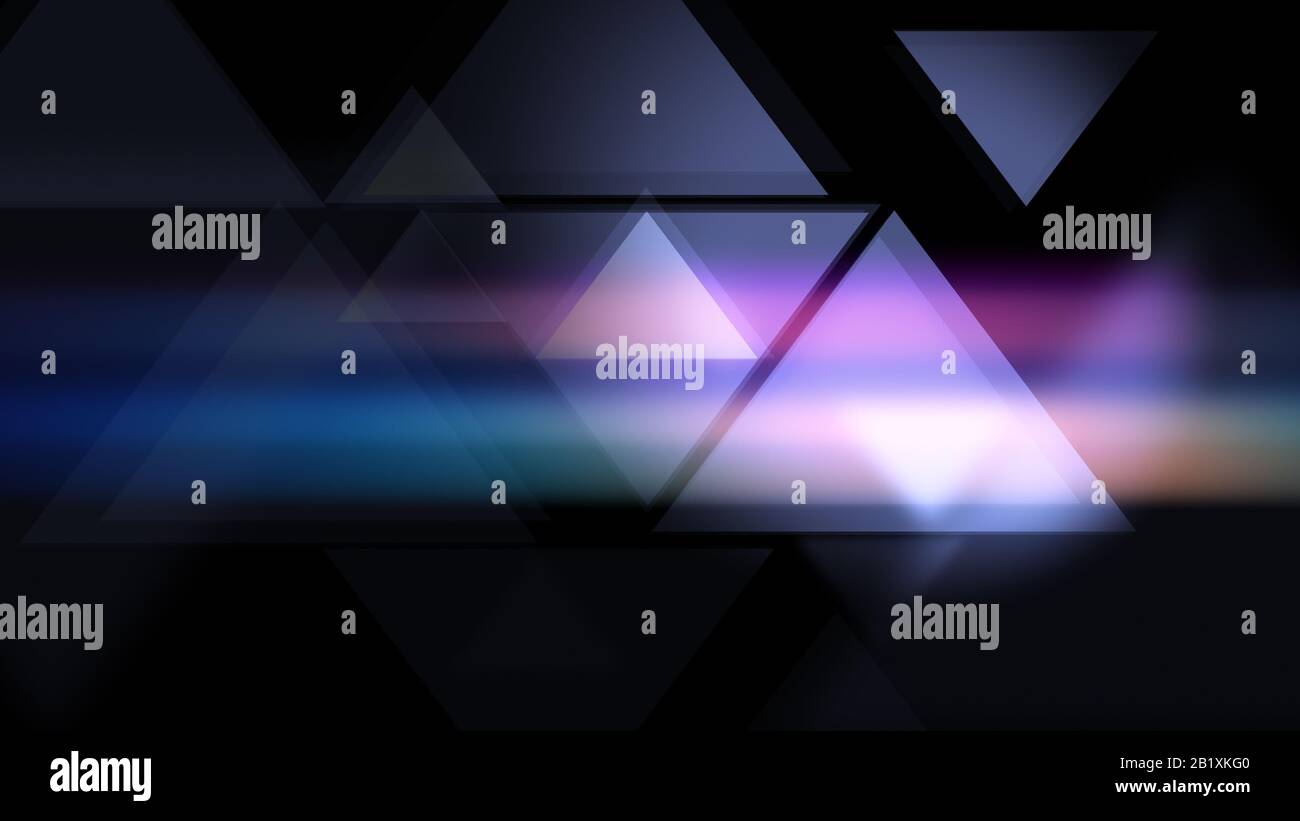 Triangles smooth modern background. 2d illustration Stock Photo - Alamy
