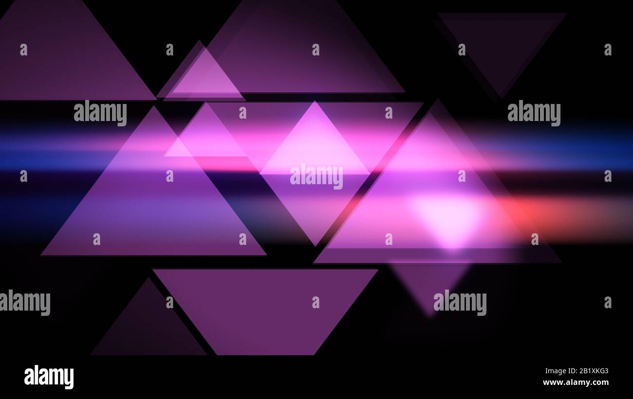 Pink Triangles smooth modern background. 2d illustration Stock Photo ...