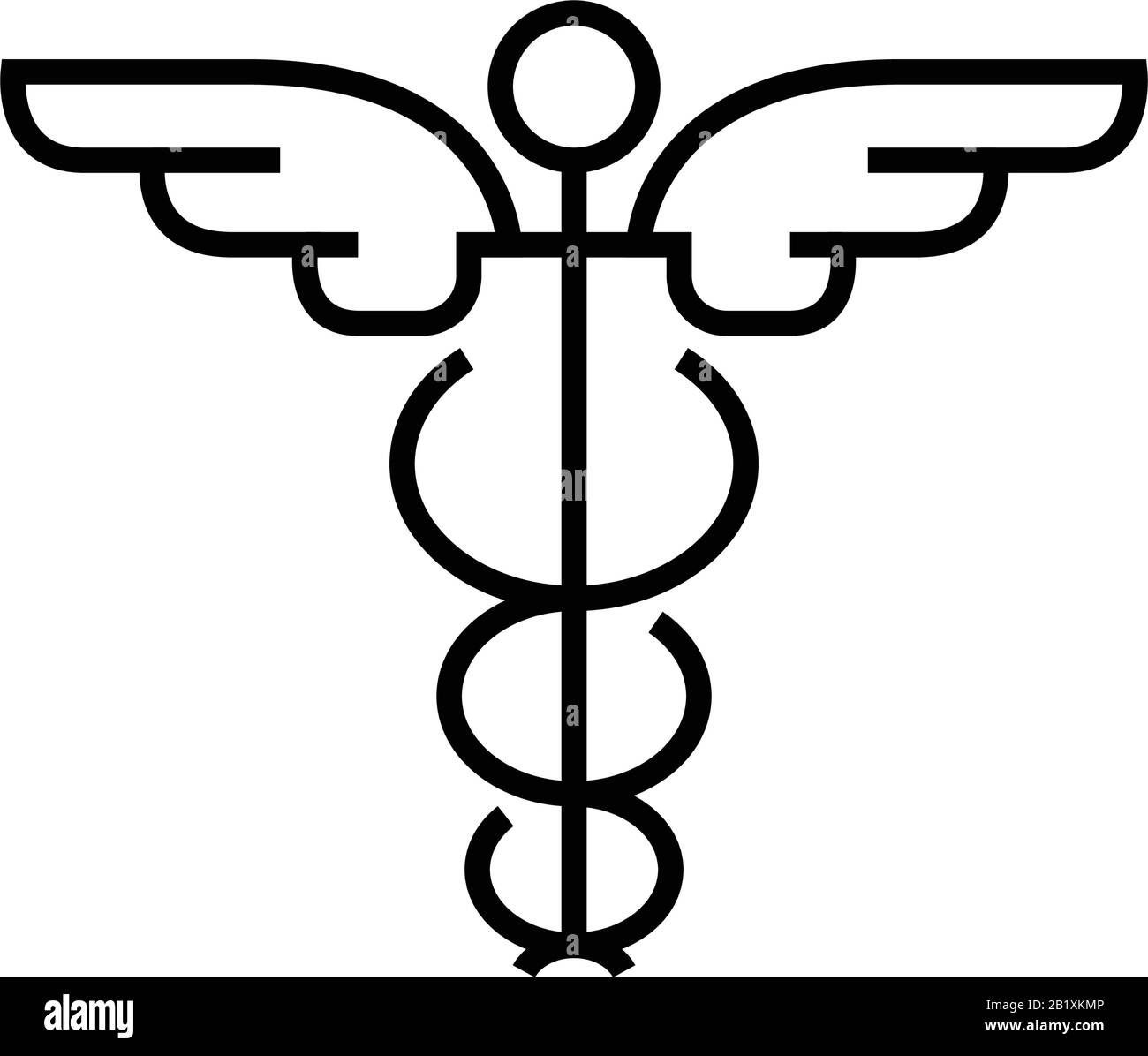 Medicine line icon, concept sign, outline vector illustration, linear ...