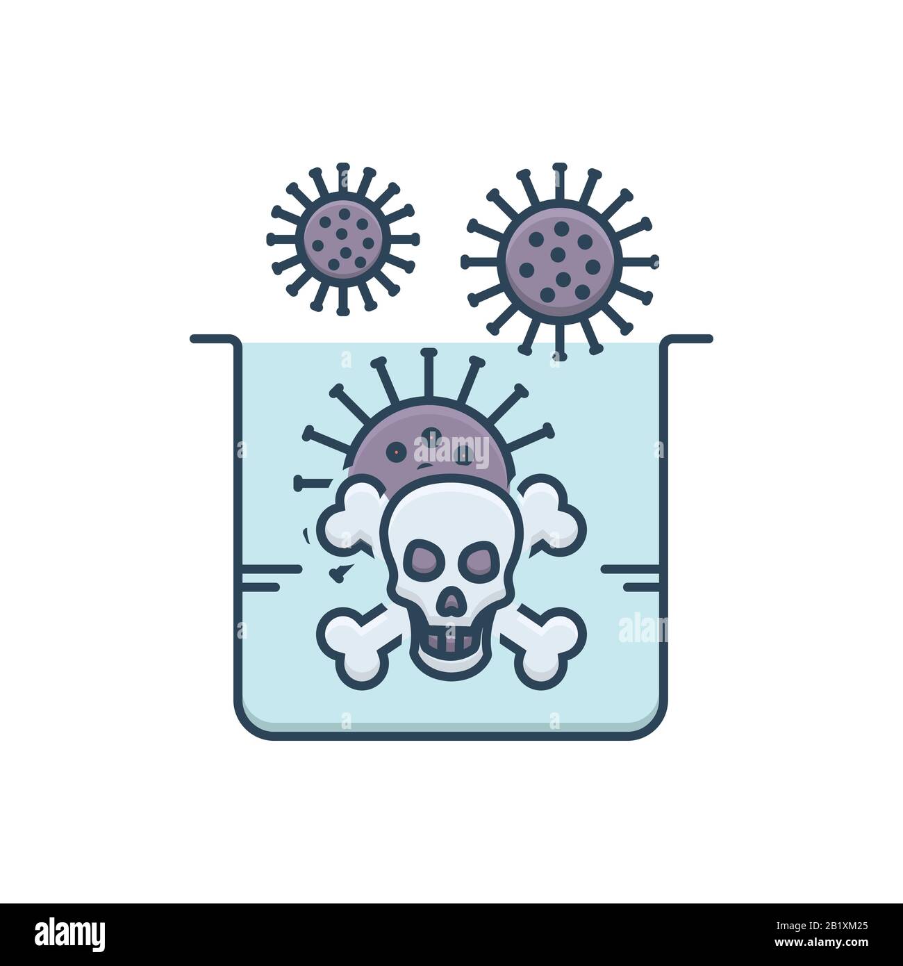 Dangerous icon Stock Vector Images - Alamy