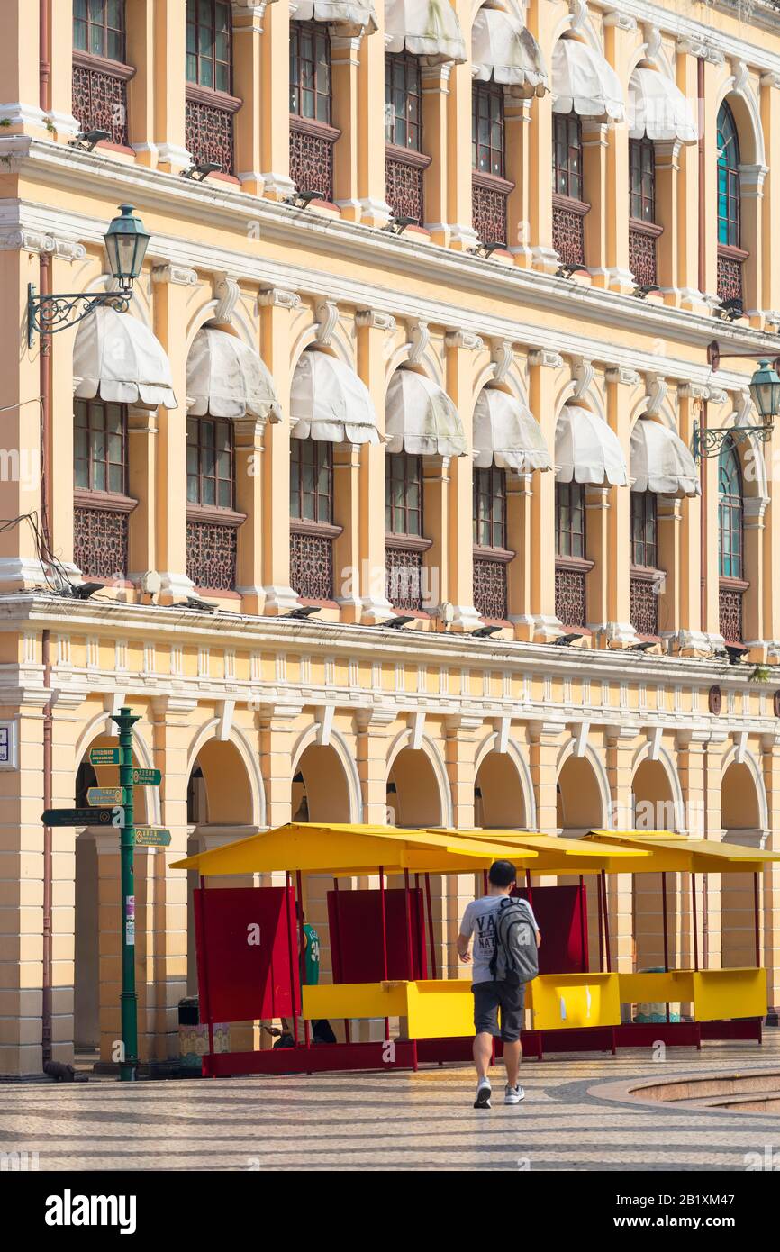 Senado Square, Macau, China Stock Photo - Alamy